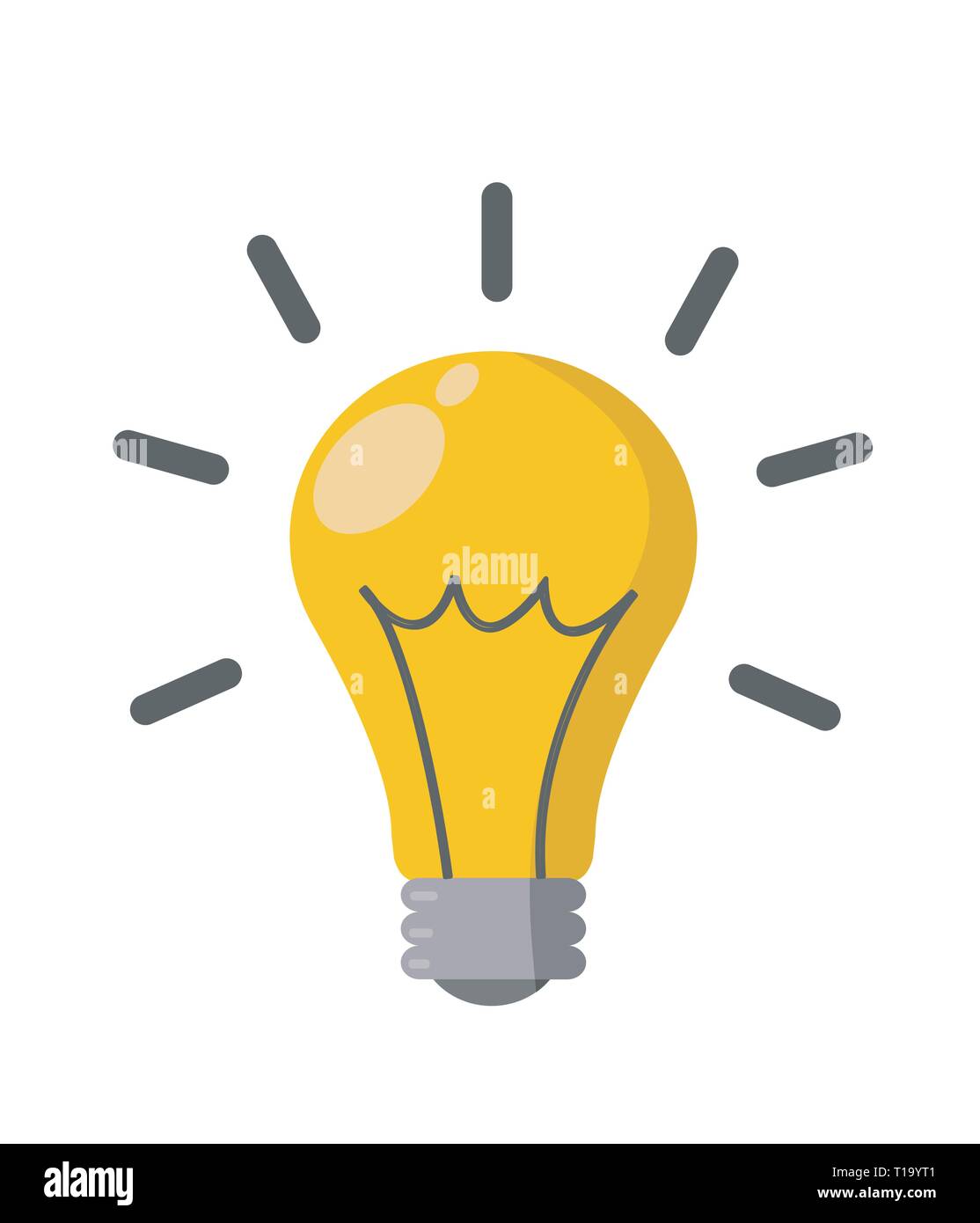 light bulb idea vector illustration Stock Vector Image & Art - Alamy