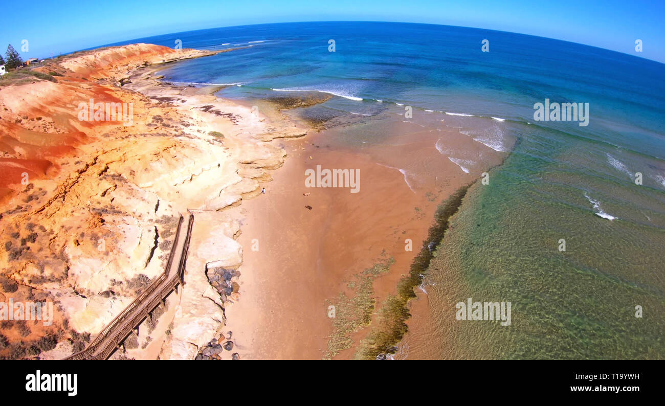 Drone aerial footage of the spectacular the South Australian Southport ...