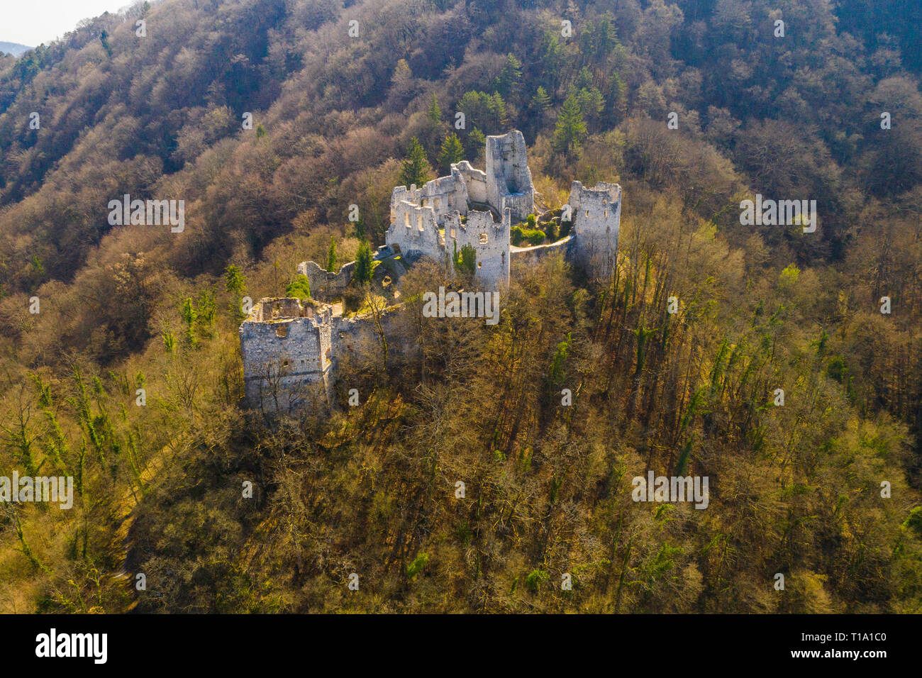 Samobor fortress aerial hi-res stock photography and images - Alamy