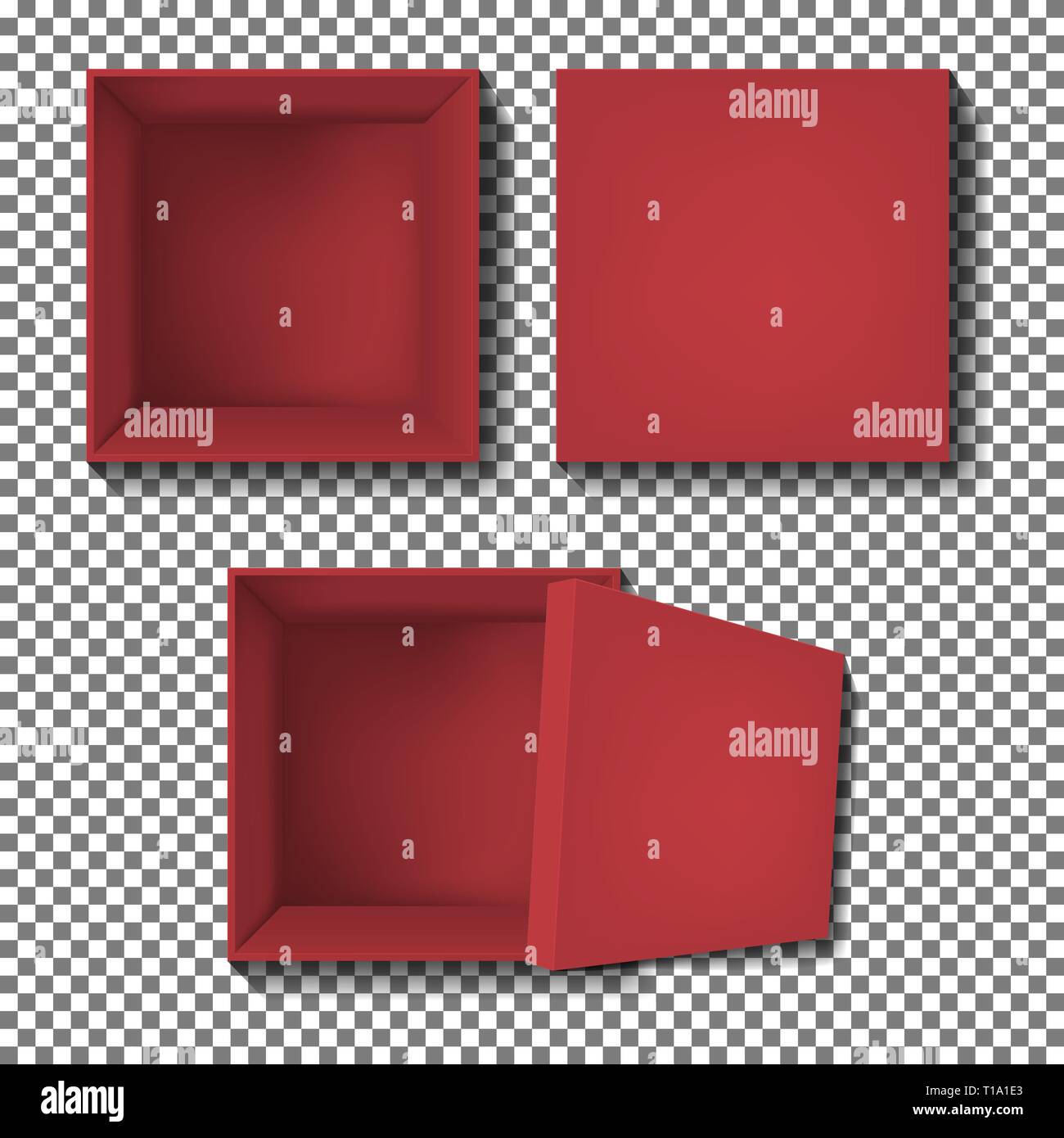 Red box vector Stock Vector Image & Art - Alamy