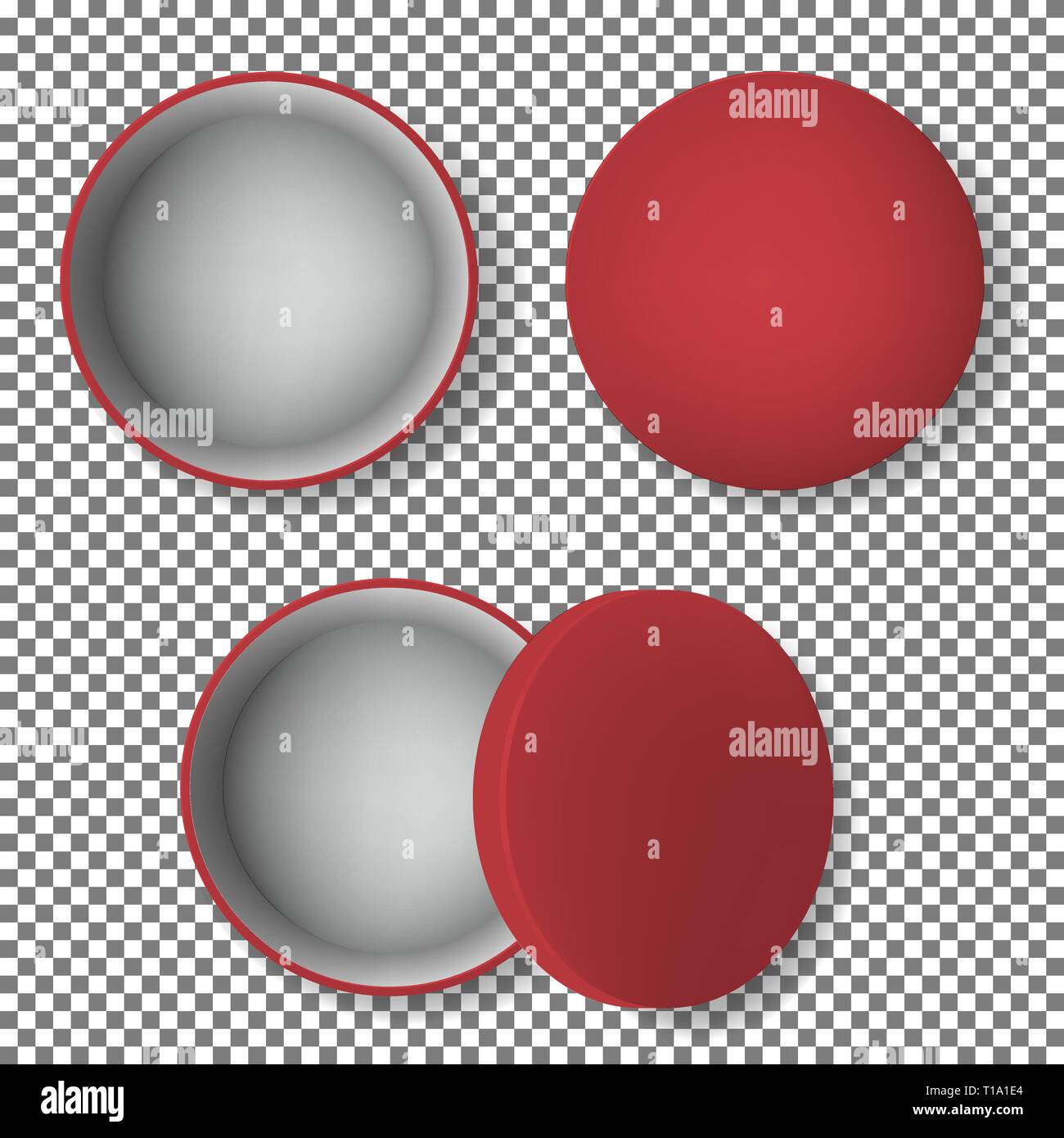 White box lid top view Stock Vector Images - Alamy