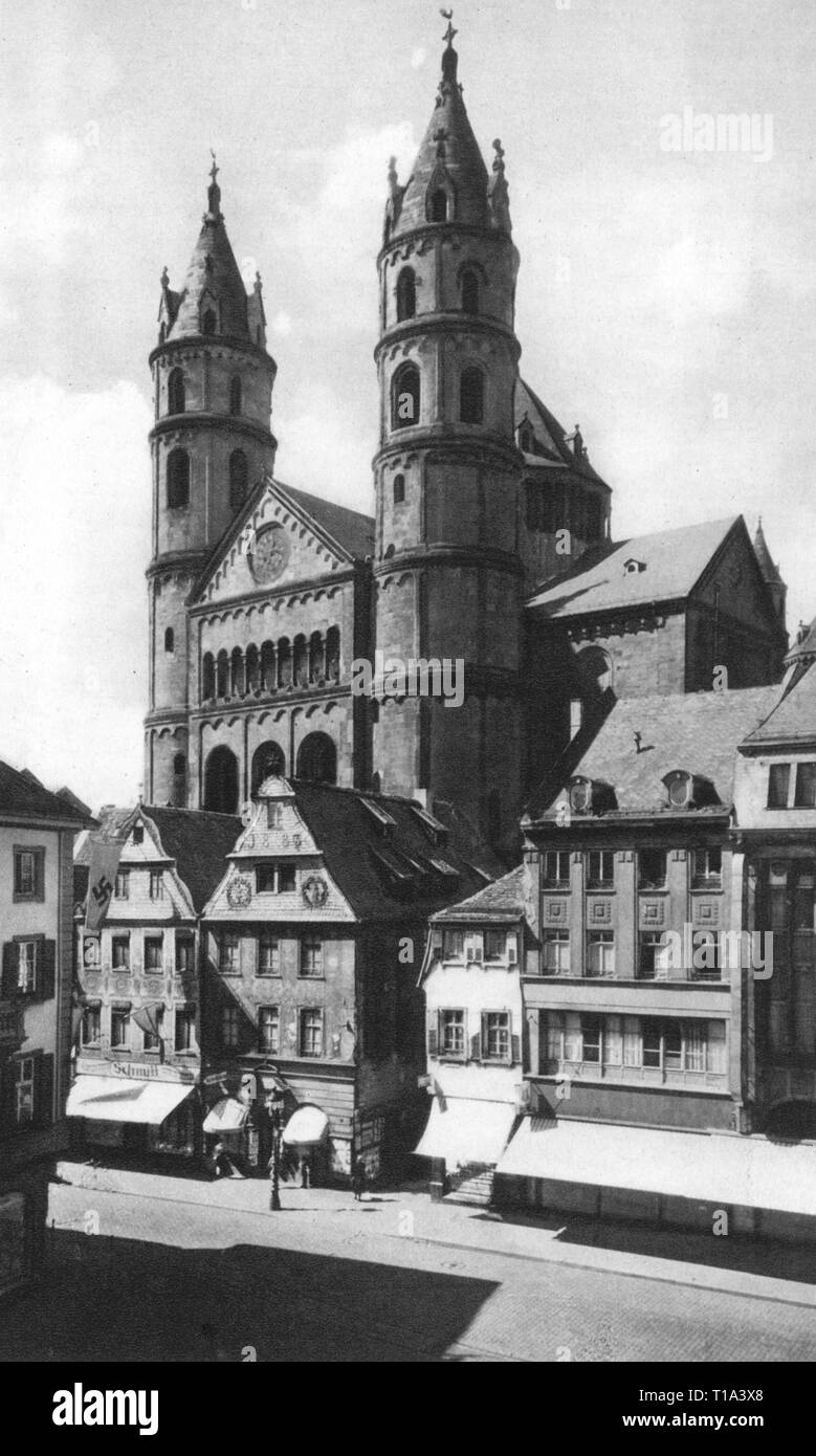 geography / travel historic, Germany, cities and communities, Worms ...