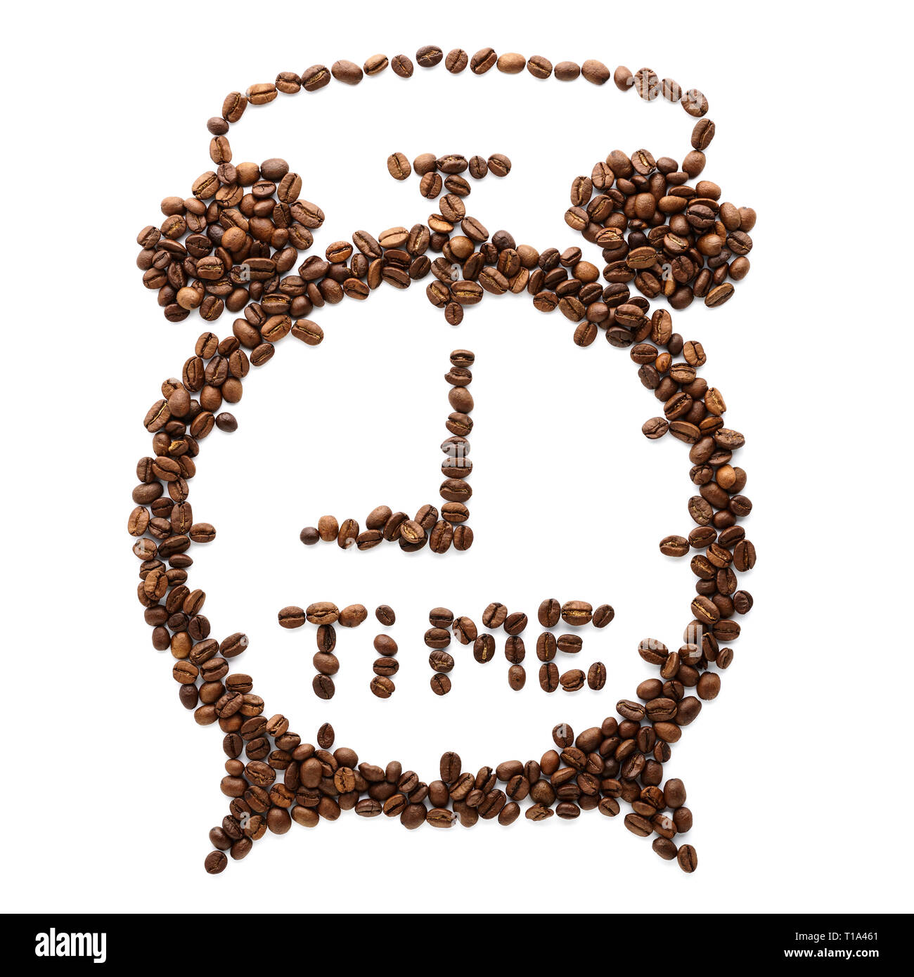 Creative layout made coffee Cut Out Stock Images & Pictures - Alamy
