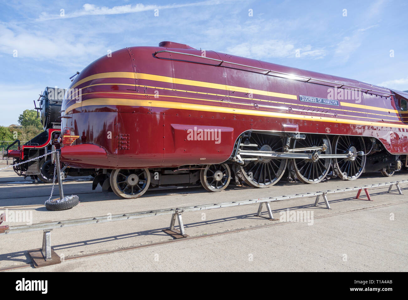 LMS Coronation Class 6299 Duchess of Hamilton streamlined steam ...