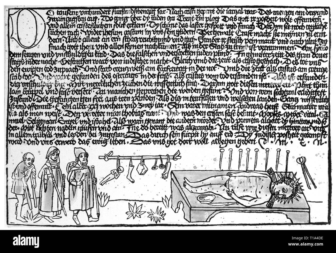 Medieval persecution of jews hi-res stock photography and images - Alamy