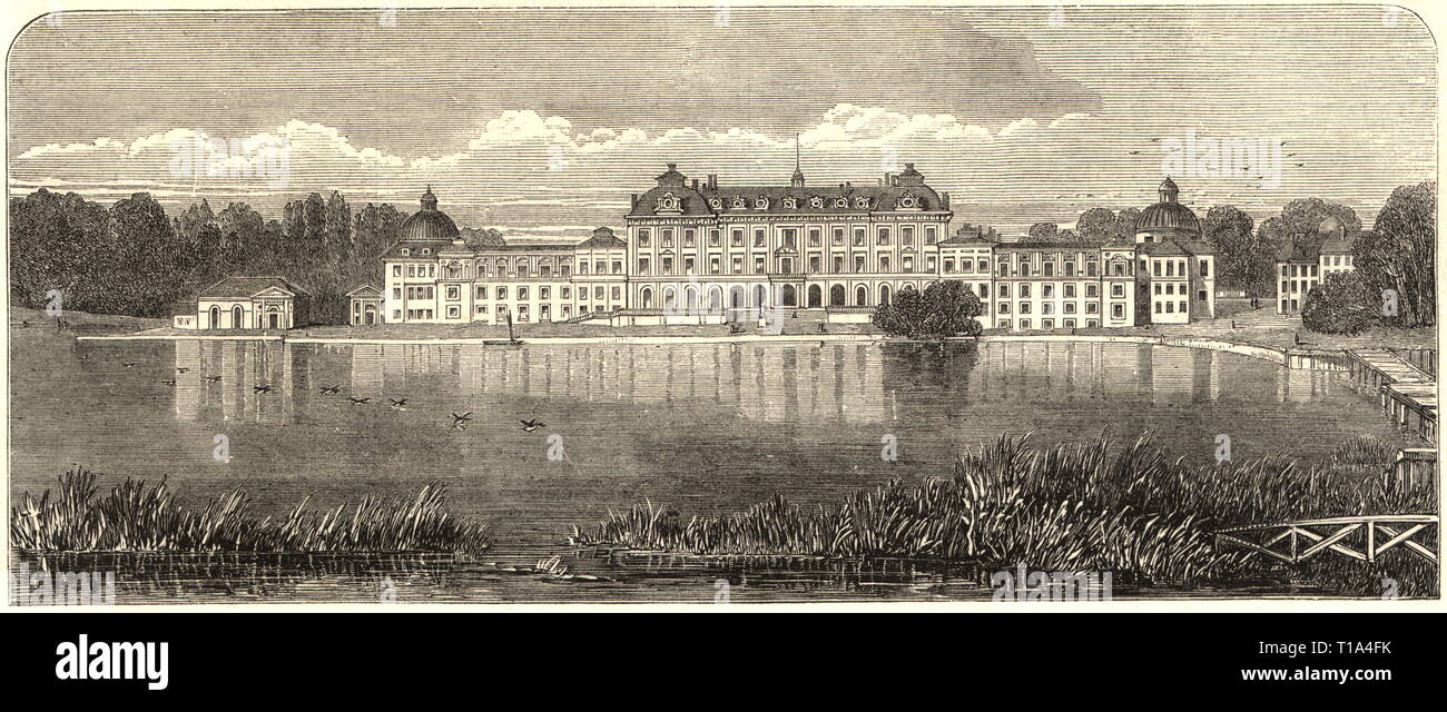 geography / travel, Sweden,Solna, castles, castle Ulriksdal, built 1643 ...