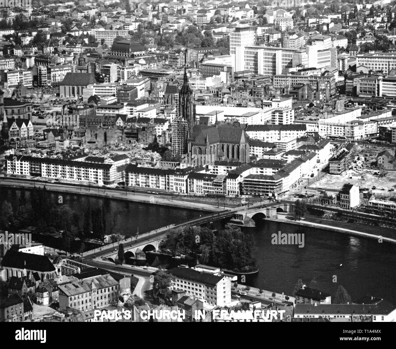 geography / travel historic, Germany, cities and communities, Frankfurt ...