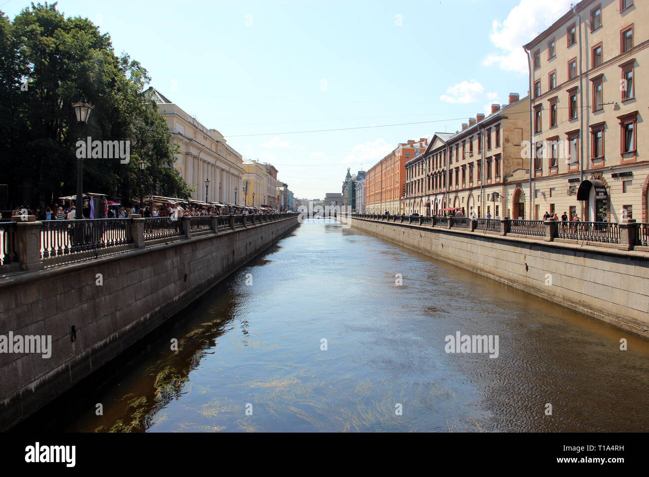 Water Canal in St. Petersburg, Russia Stock Photo - Alamy