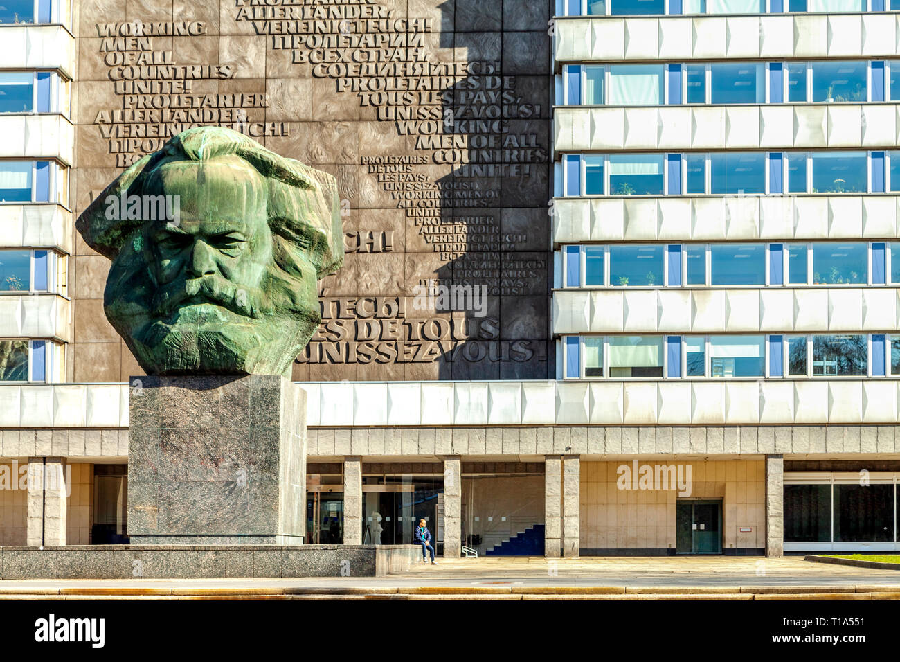 Karl Marx Monument, Chemnitz, Germany Stock Photo - Alamy