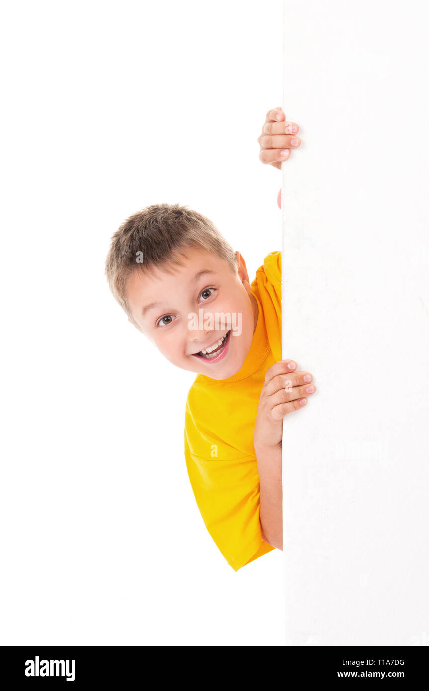 Boy wearing bright yellow shirt hi-res stock photography and images - Alamy