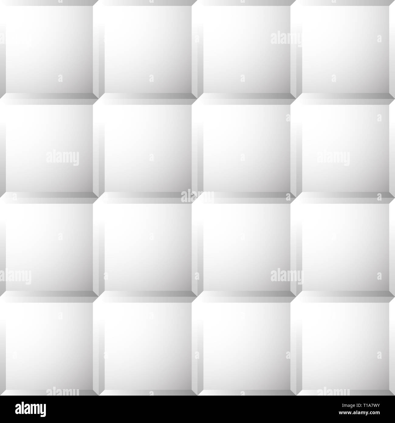 Seamless, repeatable patterns with beveled squares. Abstract grayscale ...