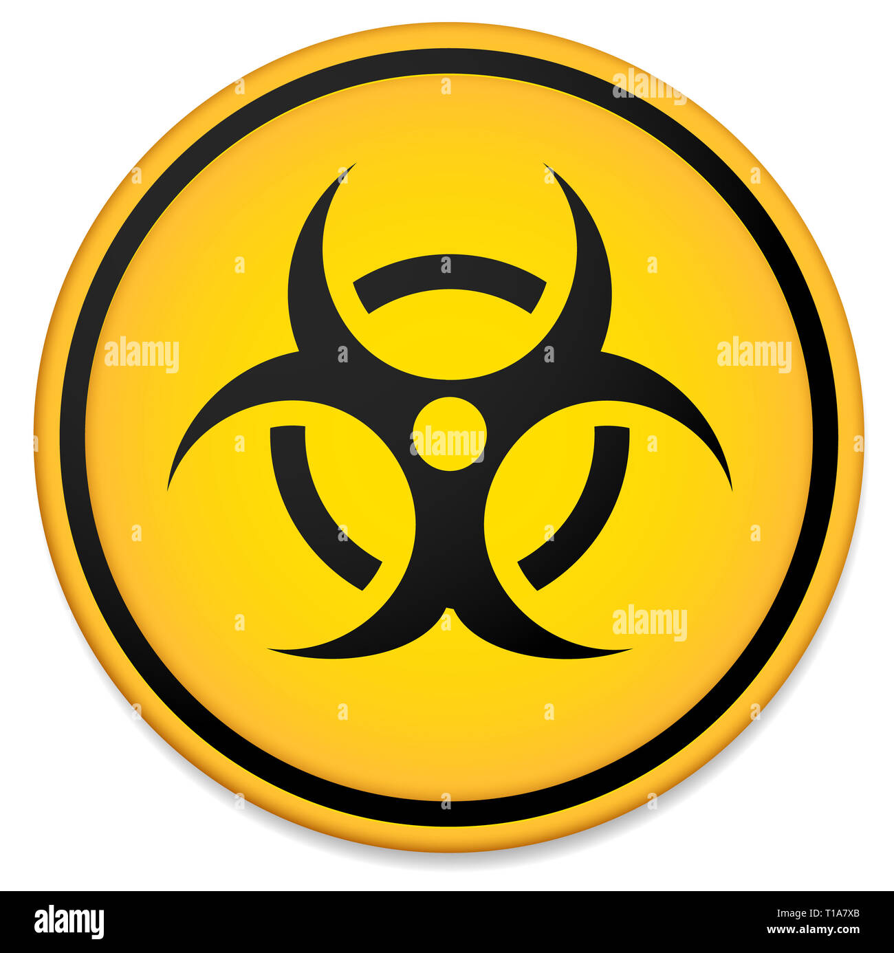 Biohazard symbol, sign Stock Photo - Alamy