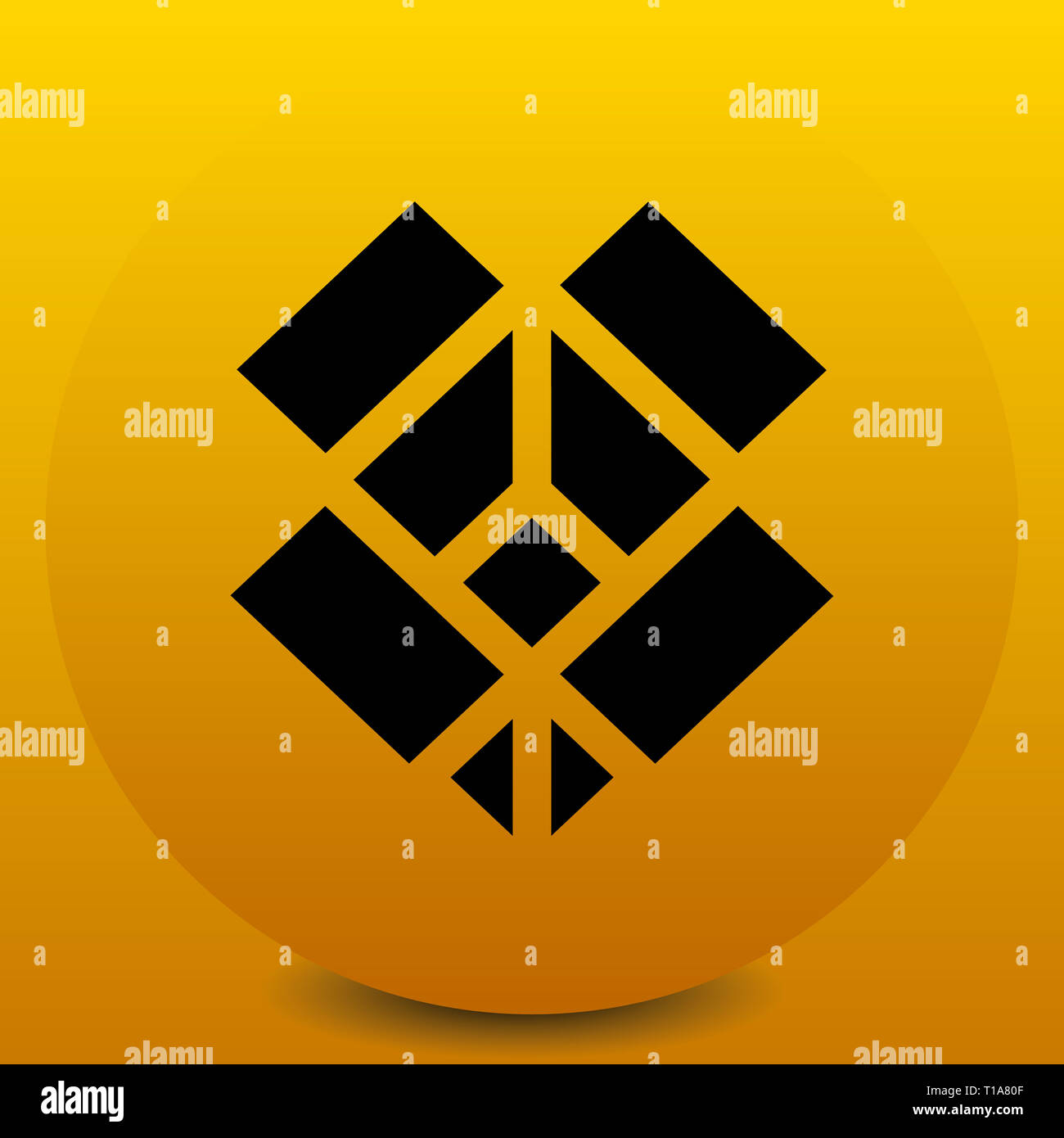 Brown icon, image with open box symbol. Vector Stock Photo - Alamy