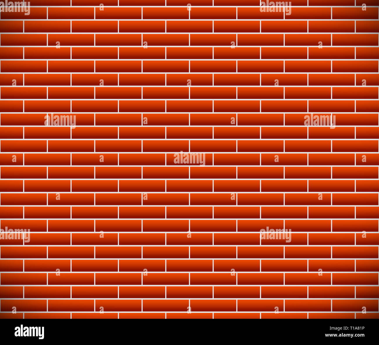 Seamless pattern of dark brickwork, brick wall. Repeatable ...