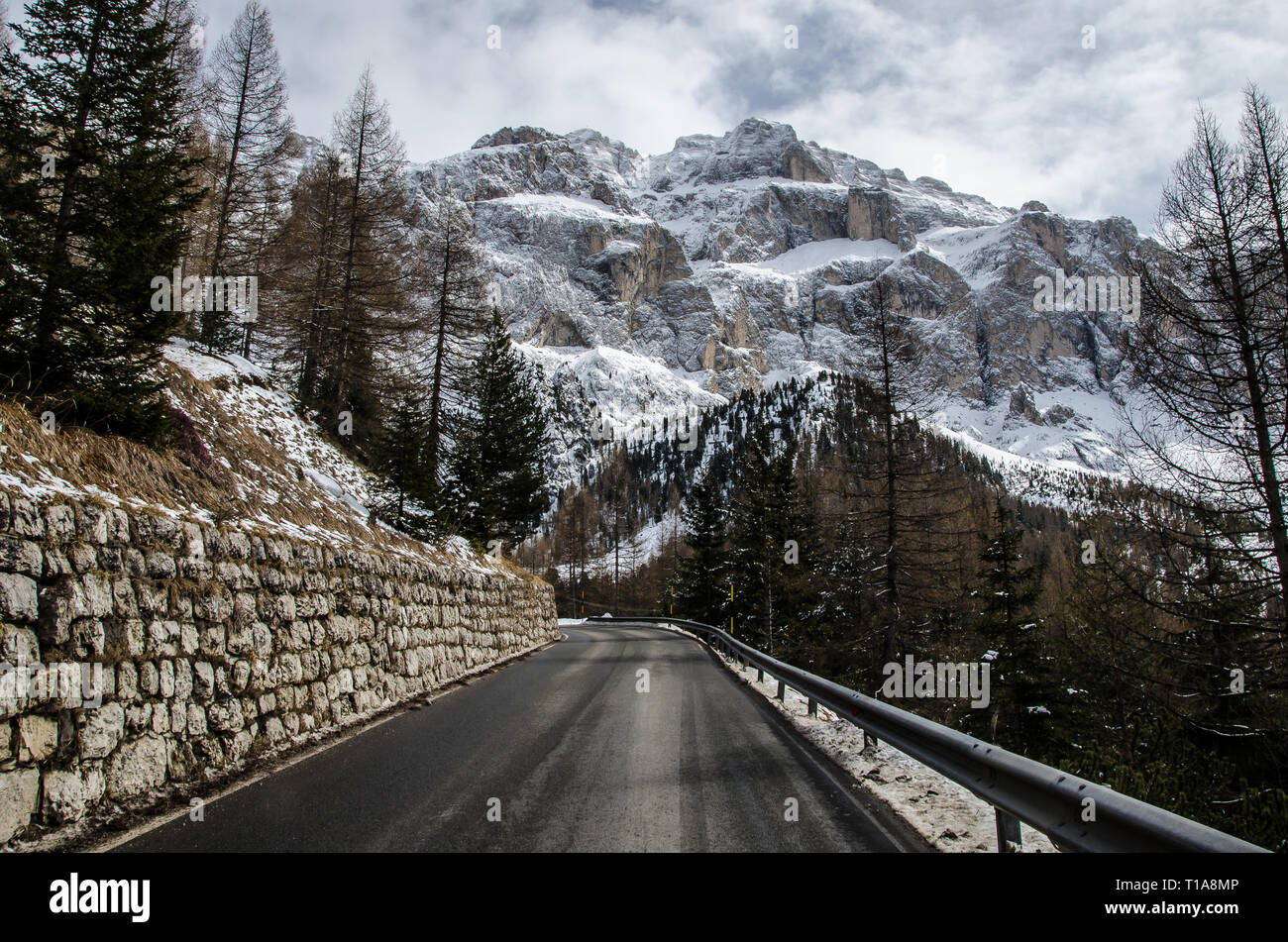 The Sella Pass is a high mountain pass between the provinces of ...