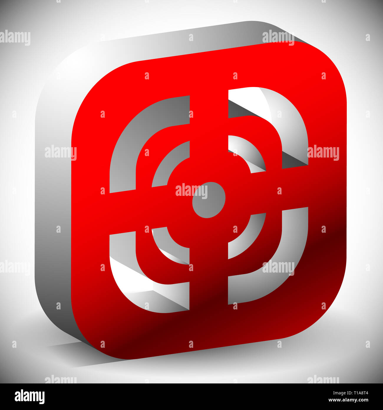 Crosshair, reticle icon for accuracy, alignment, targeting concepts ...