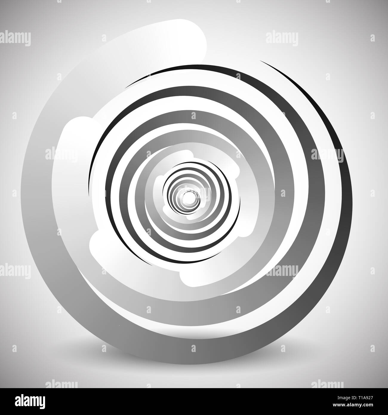 Abstract spinning, swirling element Stock Photo - Alamy