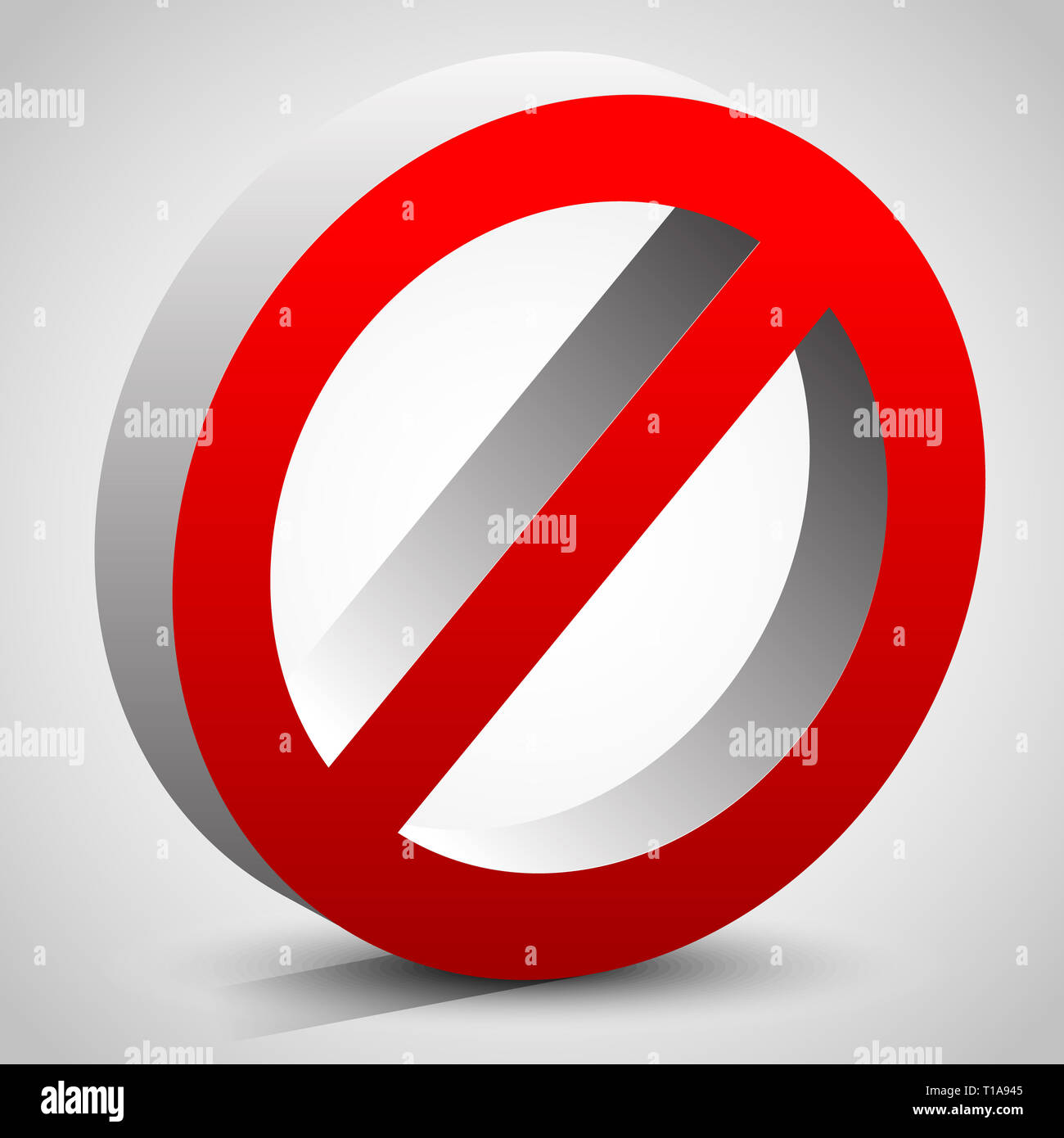 Prohibitive signal hi-res stock photography and images - Alamy