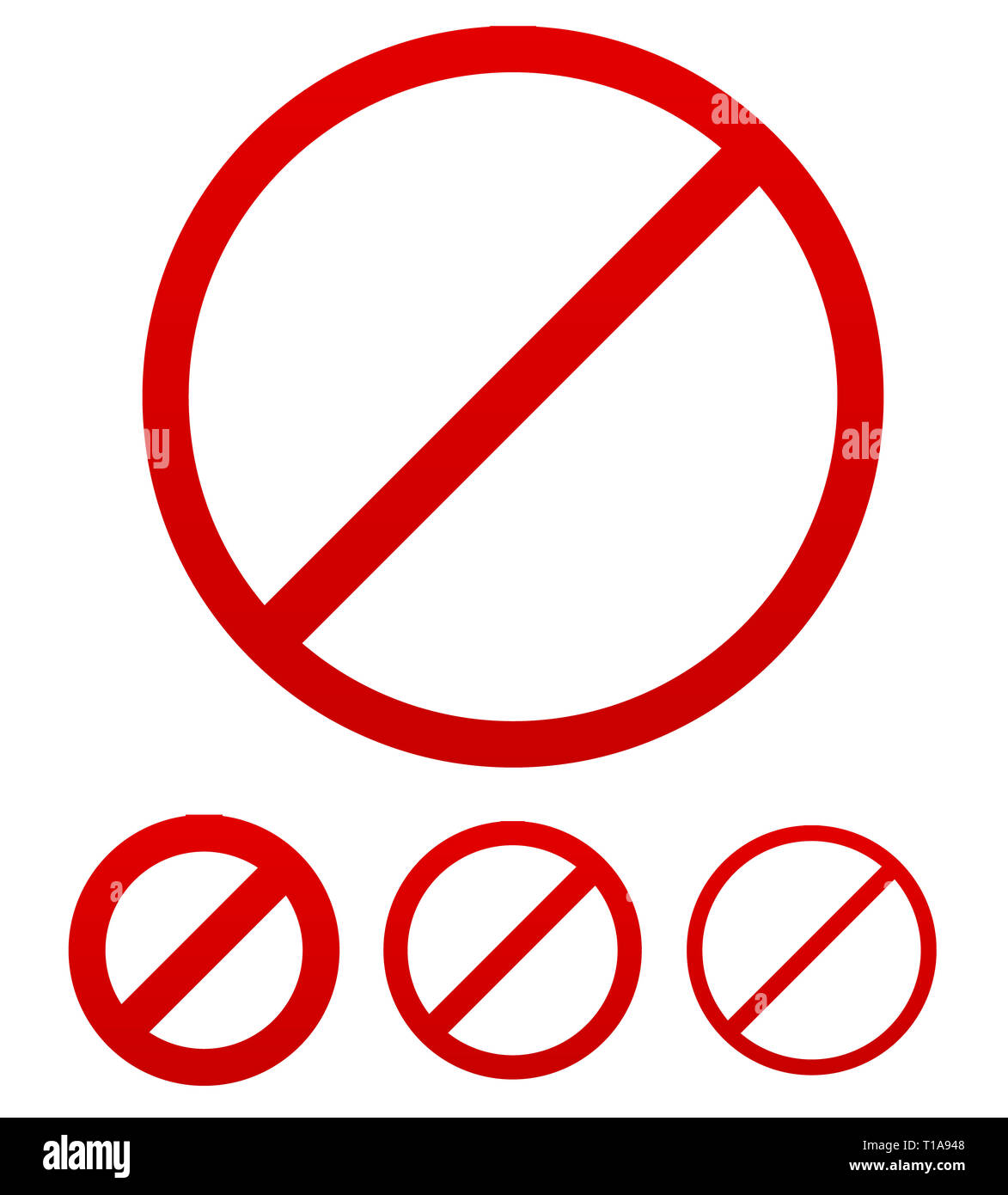 Prohibition enter wrong way hi-res stock photography and images - Alamy