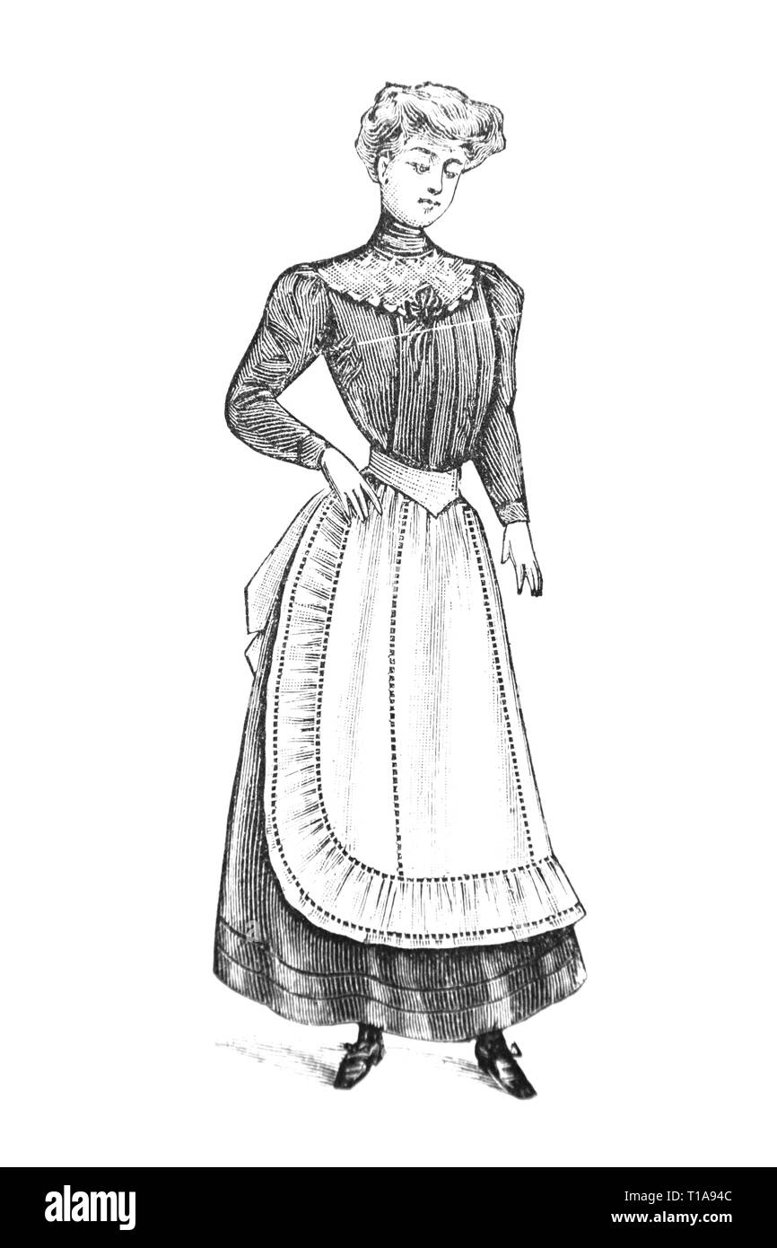 Apron Illustration High Resolution Stock Photography and Images - Alamy