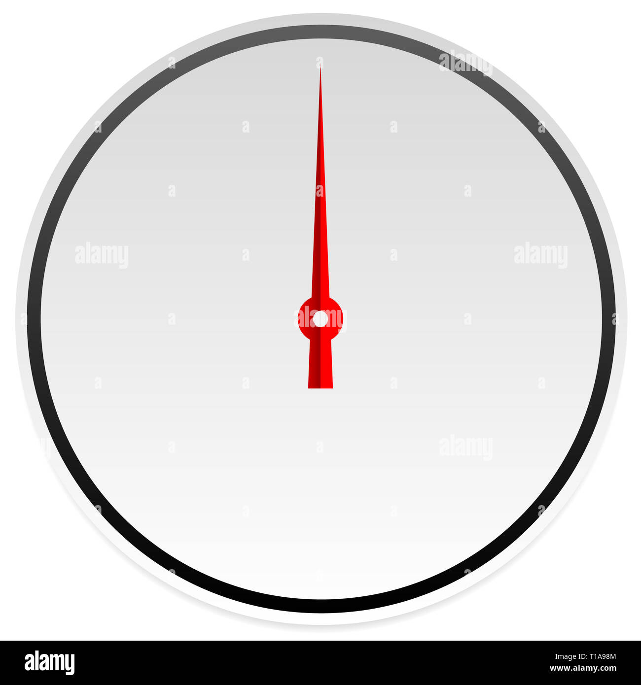 Circle dial, gauge template. Editable vector illustration Stock Photo ...