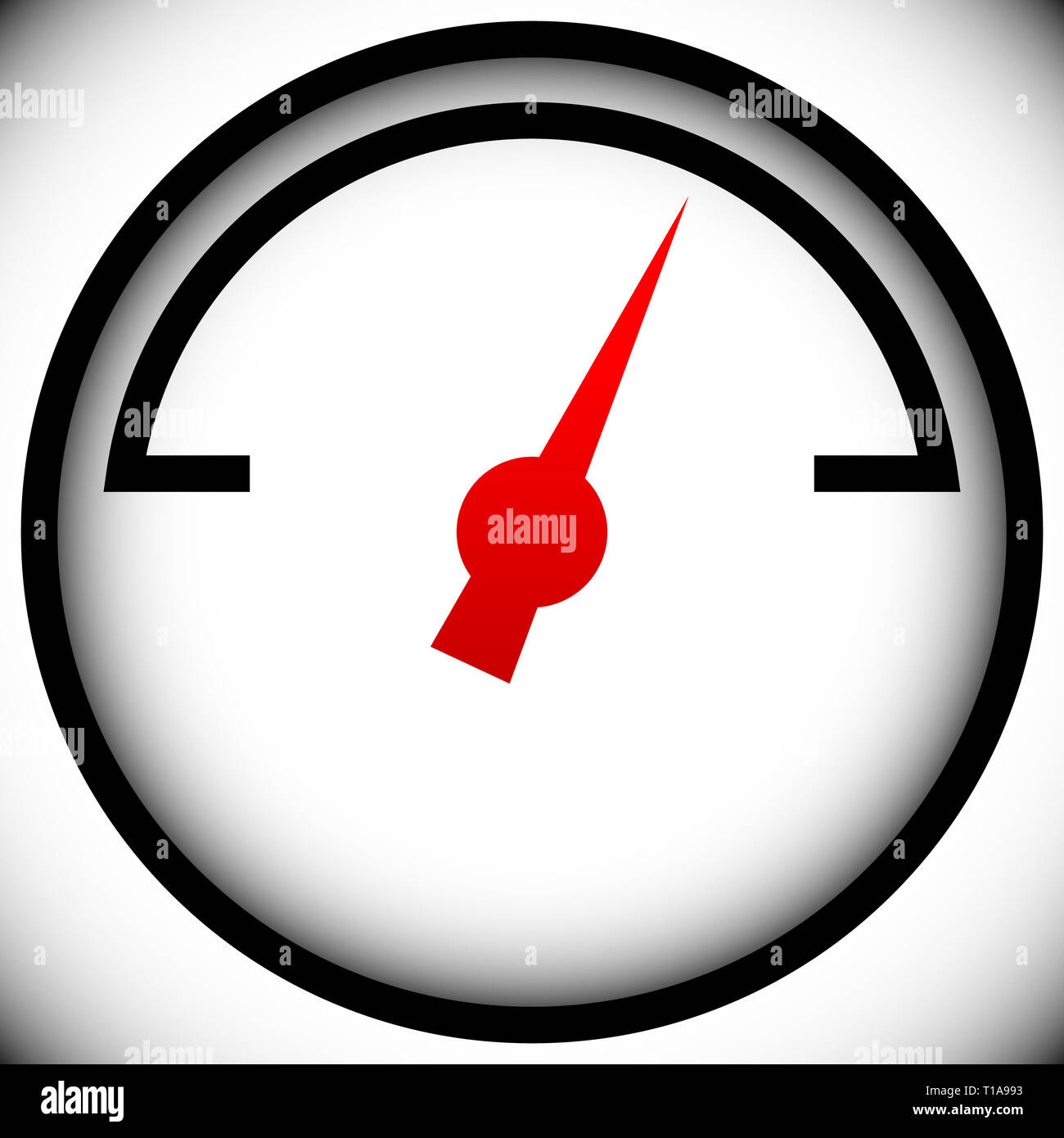 Pressure gauge, generic dial template. vector graphic Stock Photo - Alamy