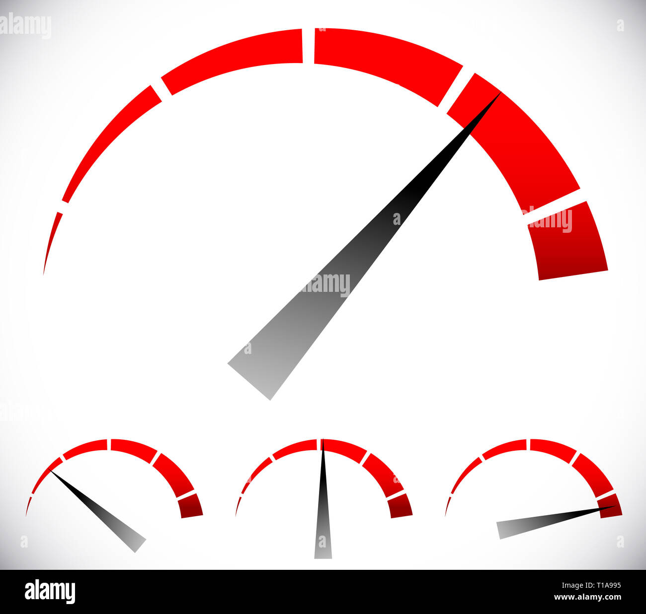 Pressure gauge, generic dial template. vector graphic Stock Photo - Alamy