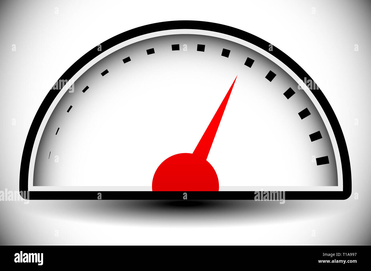 Pressure gauge, generic dial template. vector graphic Stock Photo - Alamy