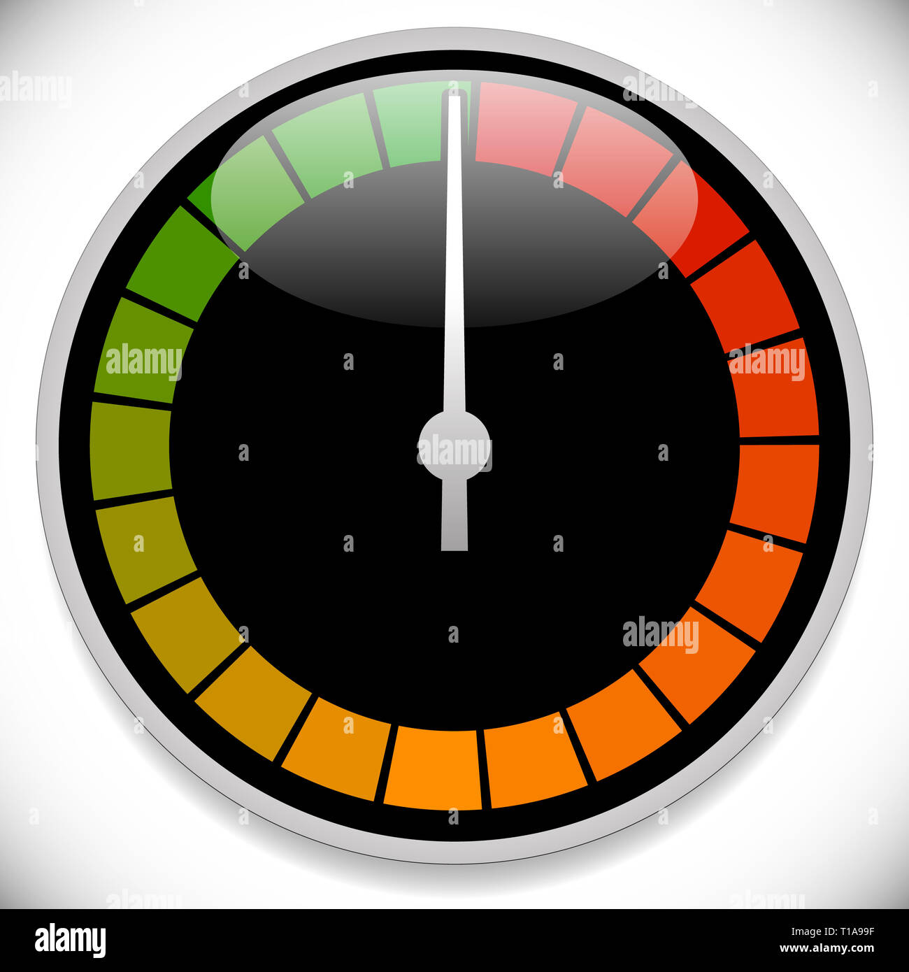 Eps 10 Vector Illustration of a Gauge, Meter Template. vector Stock ...