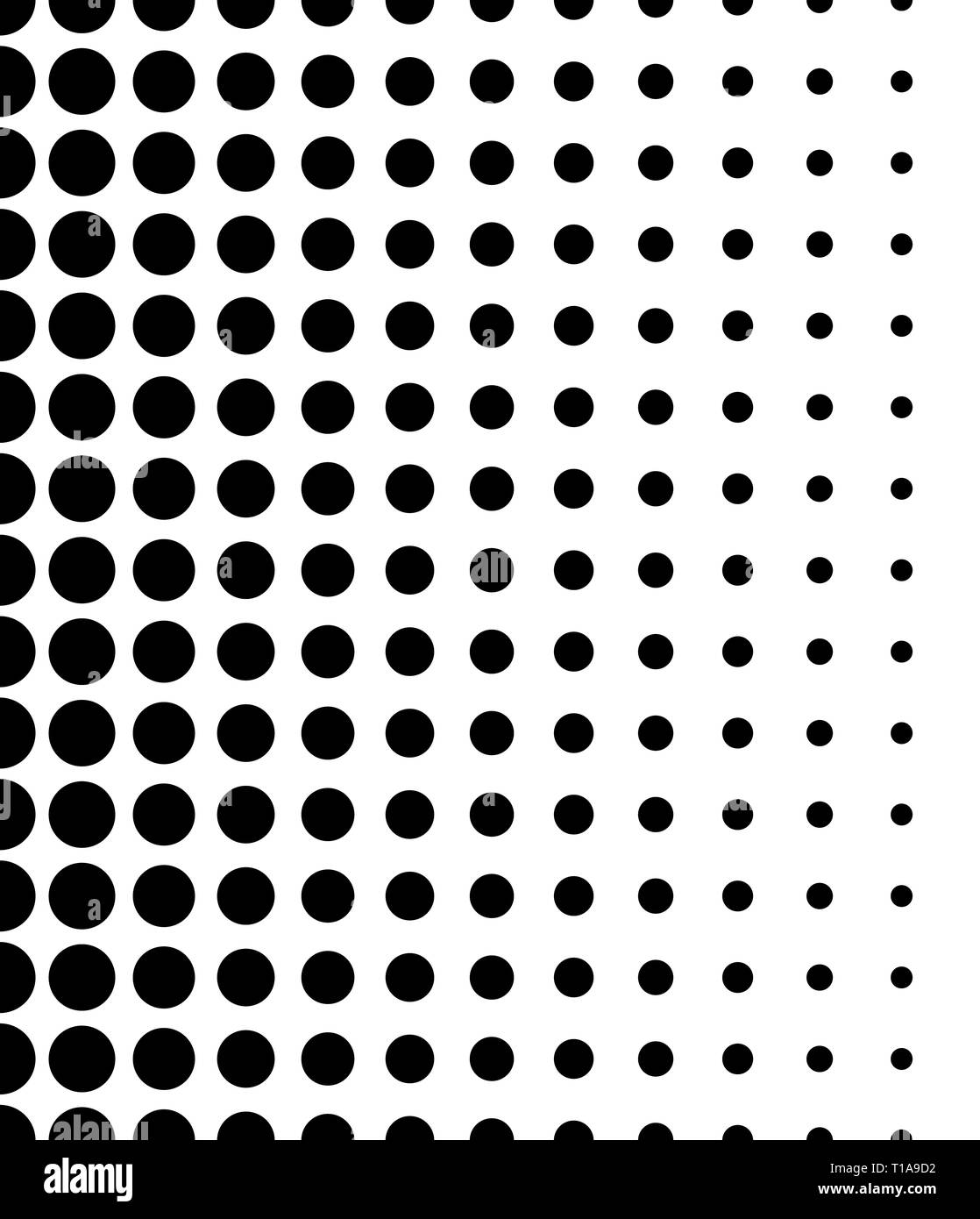 Vertically Seamless Black and White Dotted Pattern Stock Photo - Alamy