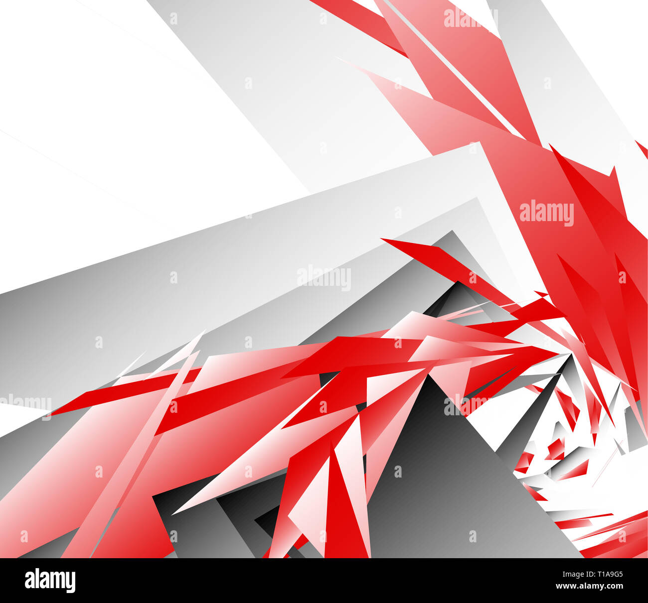 Abstract digital art background, pattern with shattered, edgy shapes ...