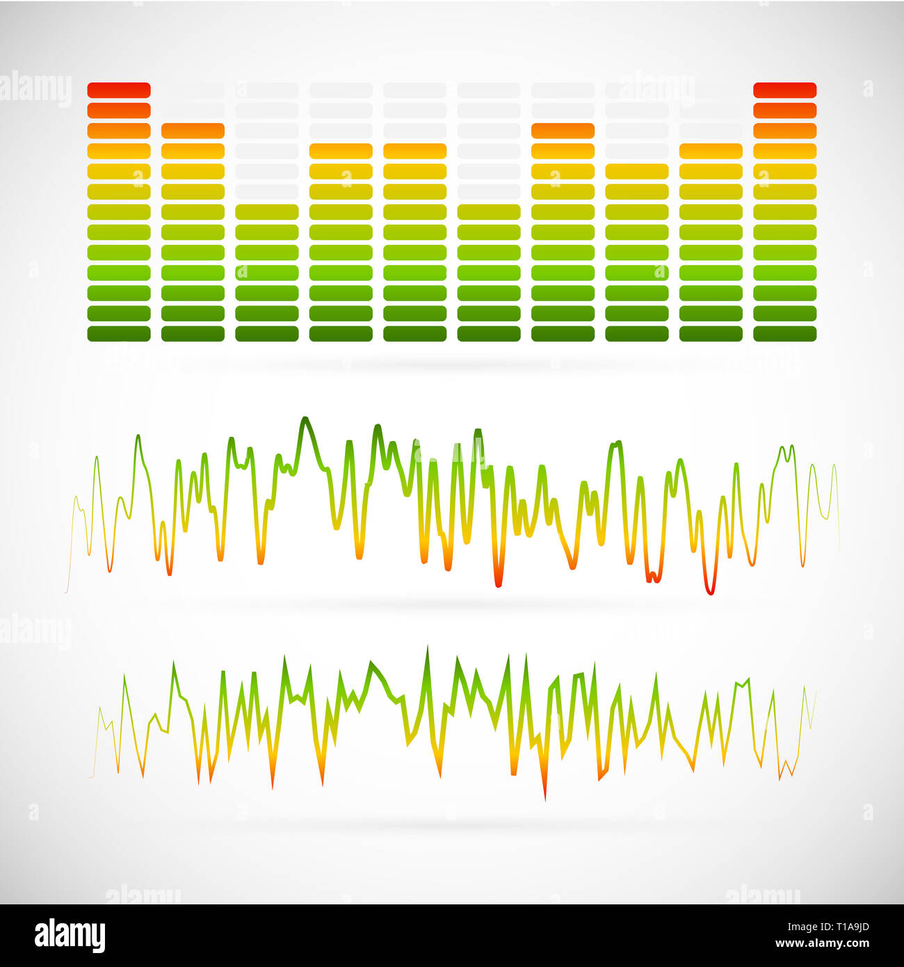 Abstract eq equalizer graphics hi-res stock photography and images - Alamy