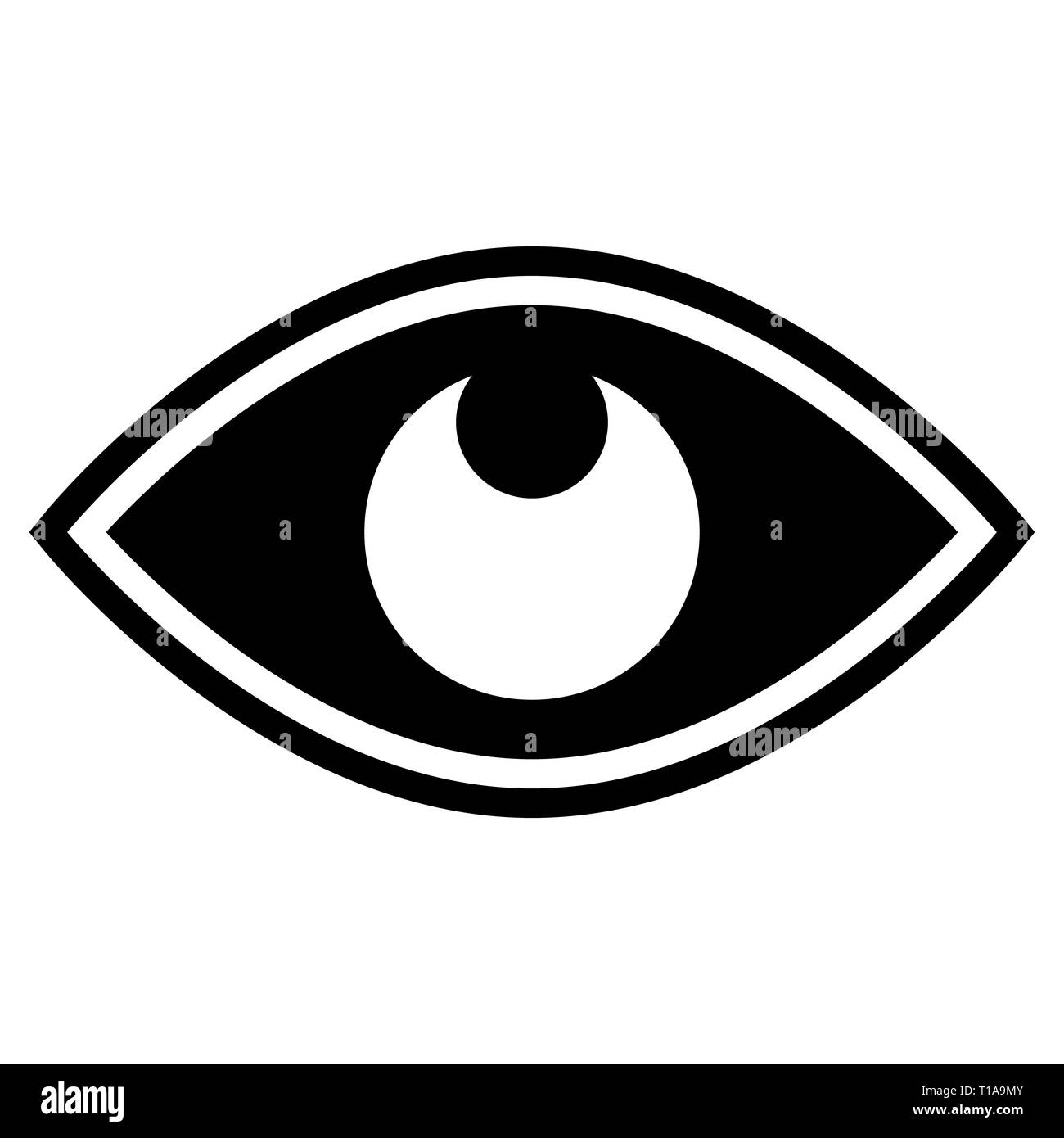Eye graphic. Vision, seeing, sight, observation. Vector Stock Photo - Alamy
