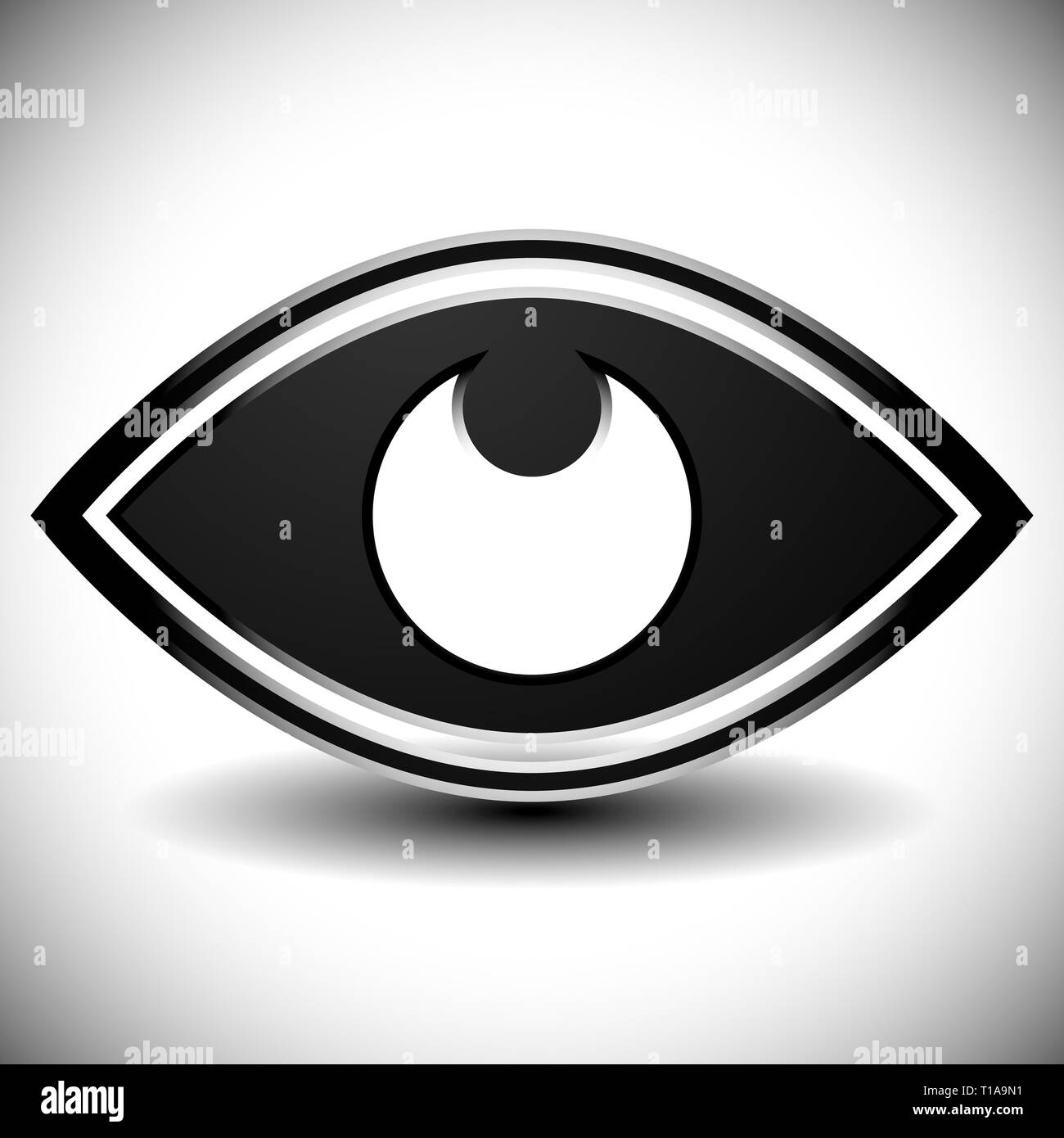 Eye graphic. Vision, seeing, sight, observation. Vector Stock Photo - Alamy