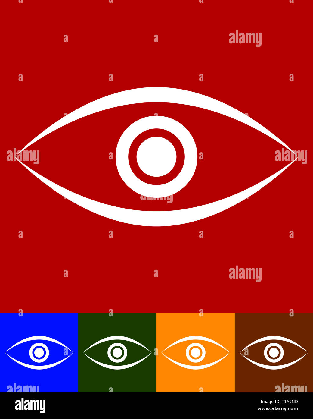 Eye graphic. Vision, seeing, sight, observation. Vector Stock Photo - Alamy