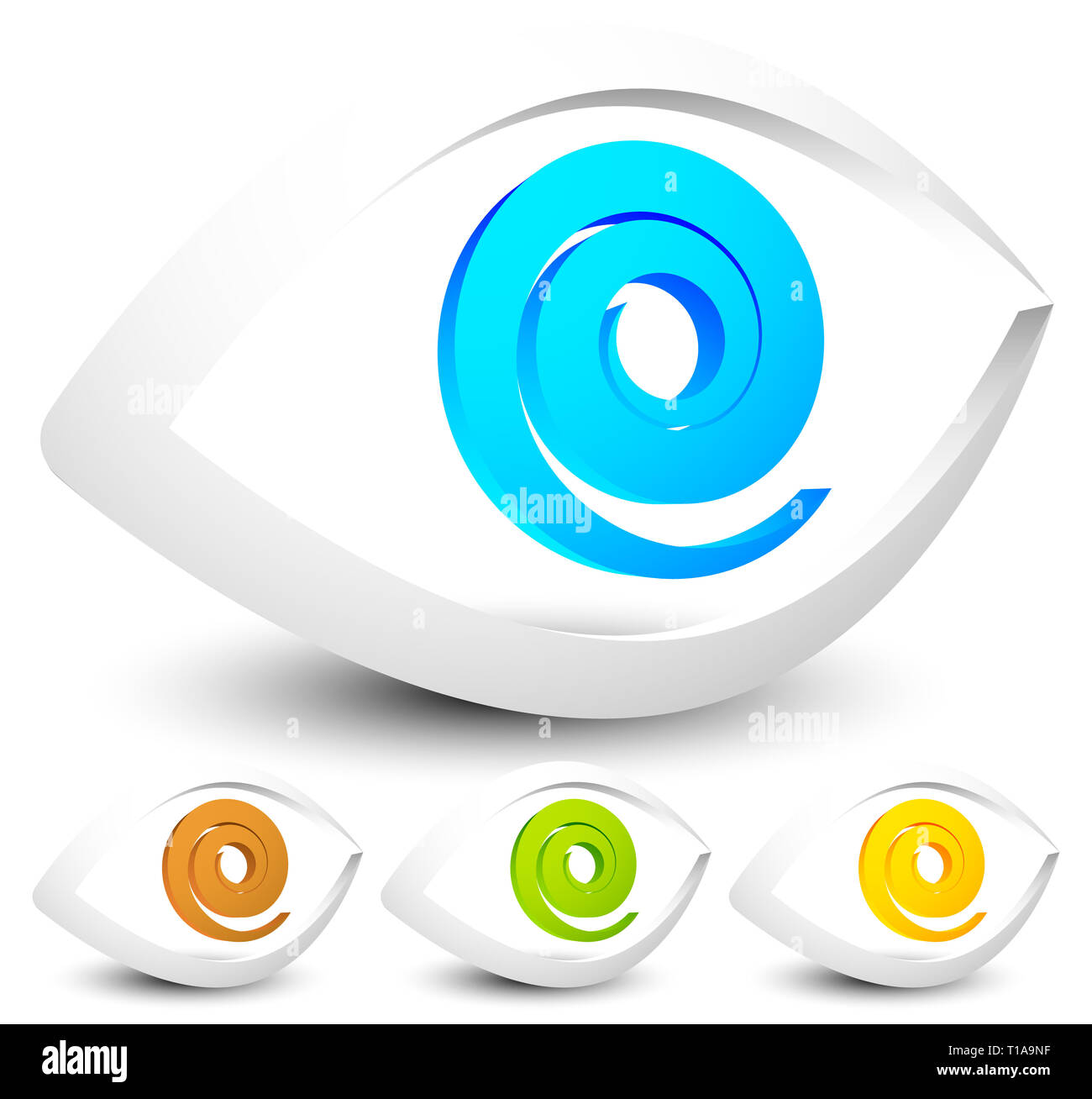 Eye graphic. Vision, seeing, sight, observation. Vector Stock Photo - Alamy