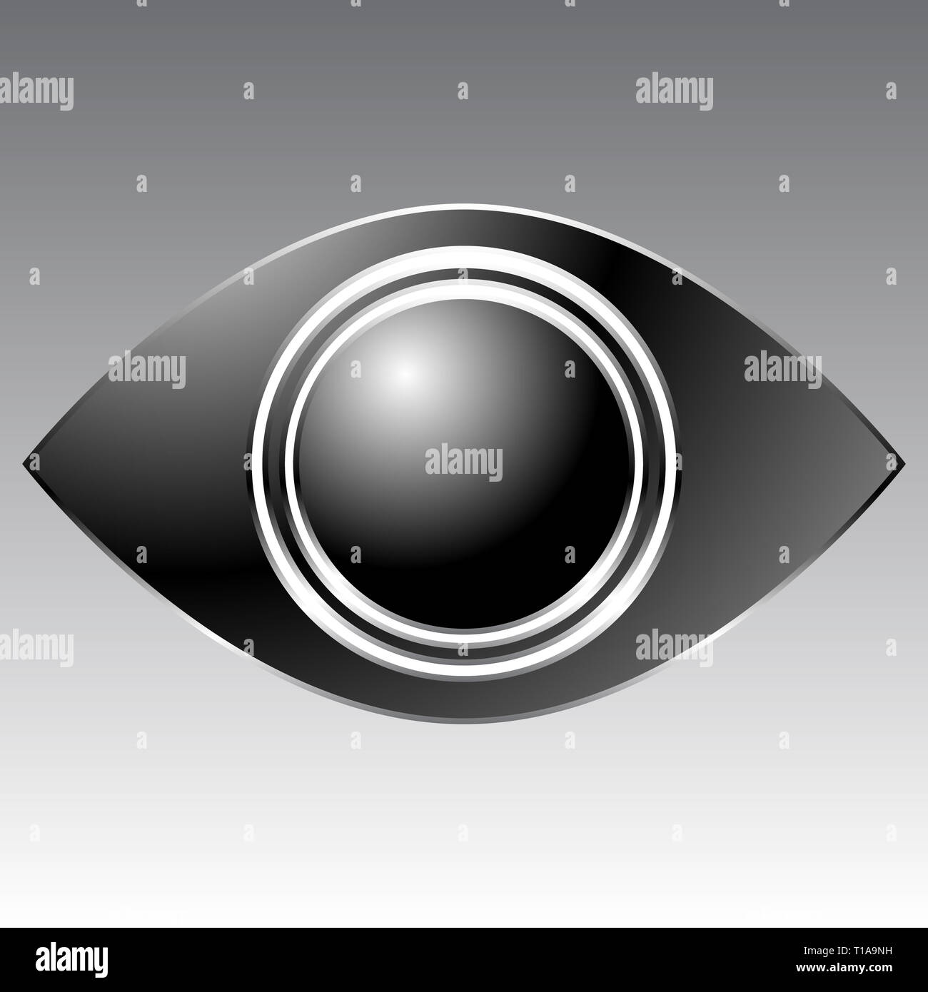 Eye graphic. Vision, seeing, sight, observation. Vector Stock Photo - Alamy