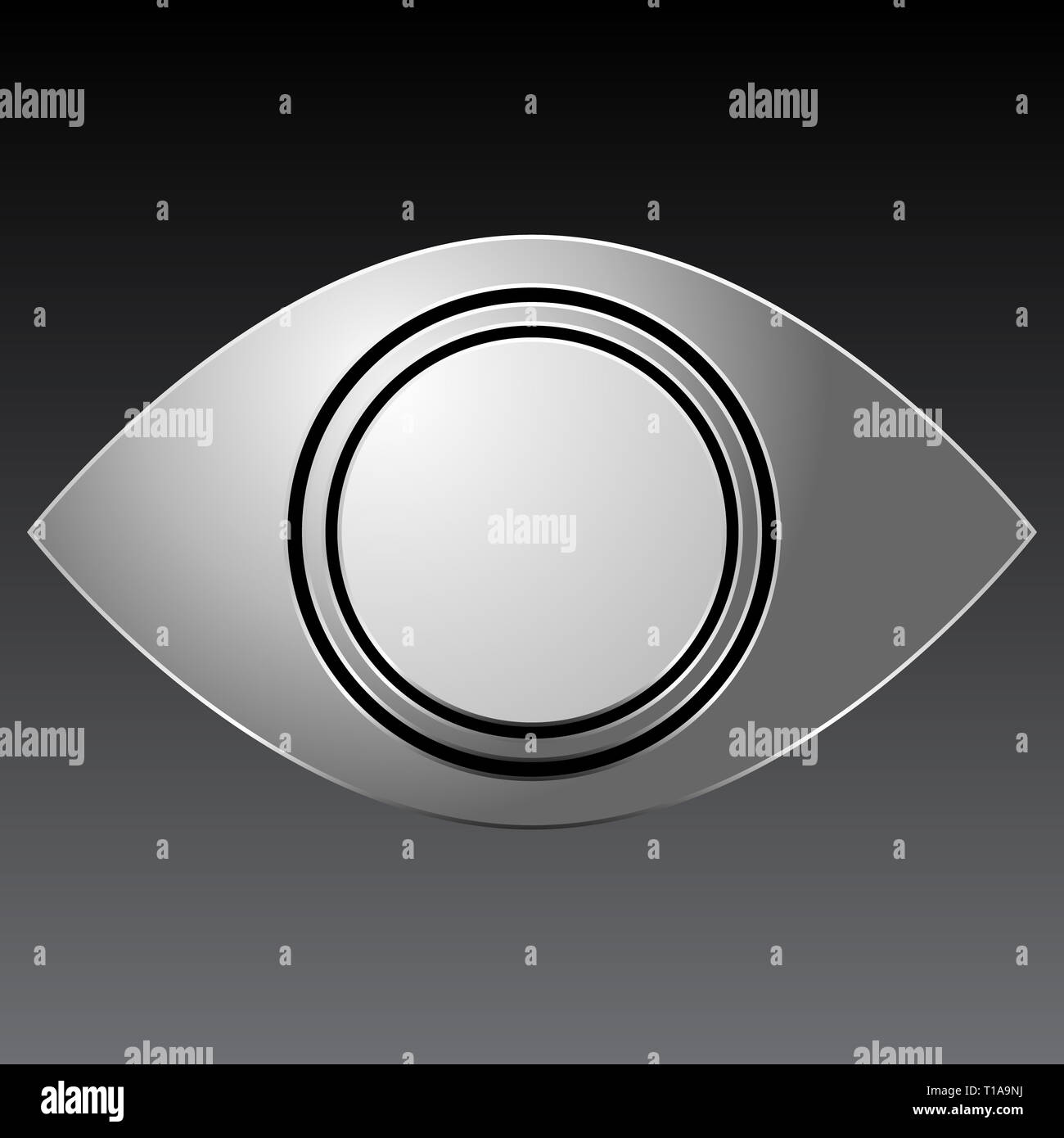 Eye graphic. Vision, seeing, sight, observation. Vector Stock Photo - Alamy