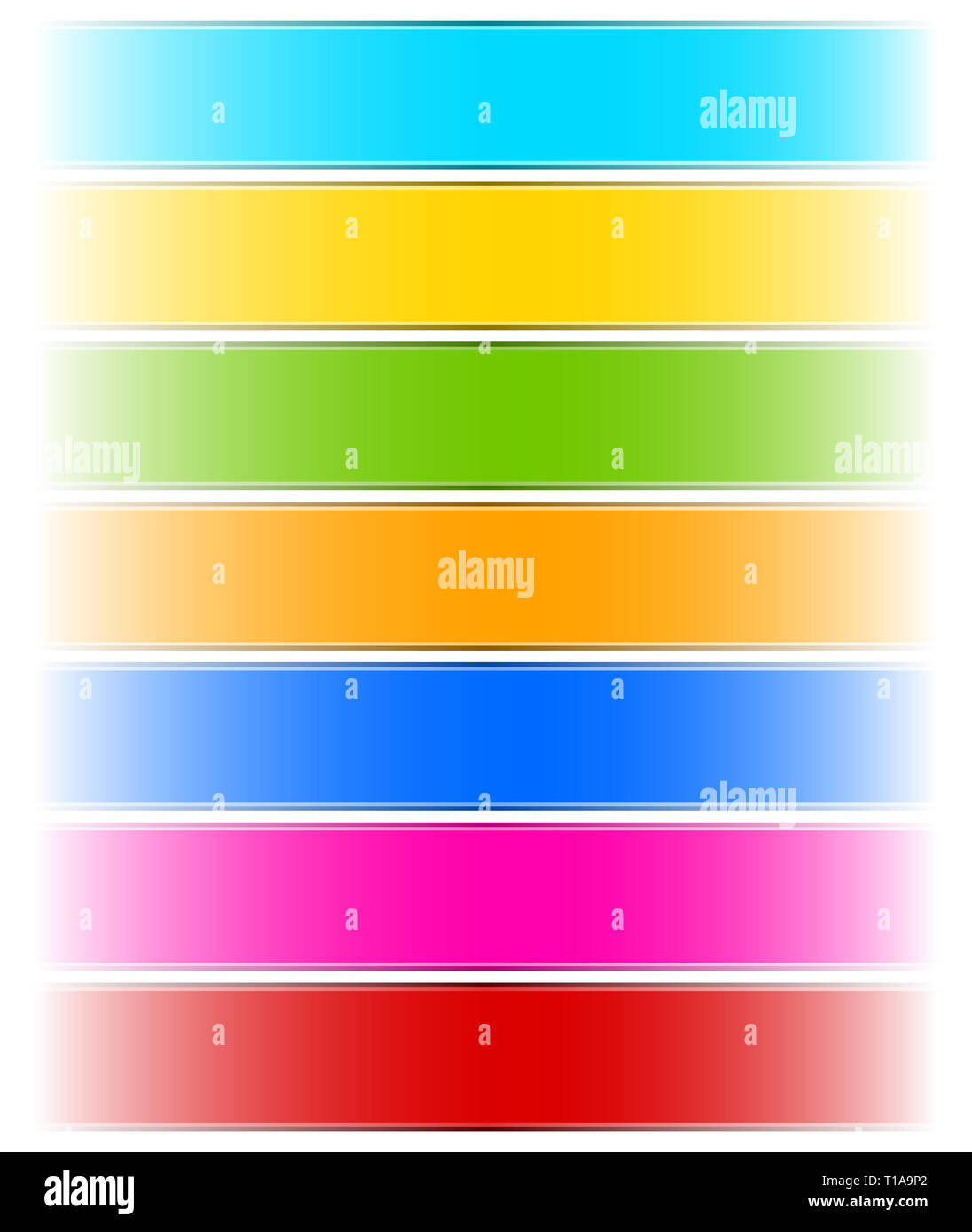 Eps 10 Vector Illustration of Banner backgrounds. Fading to transparent ...