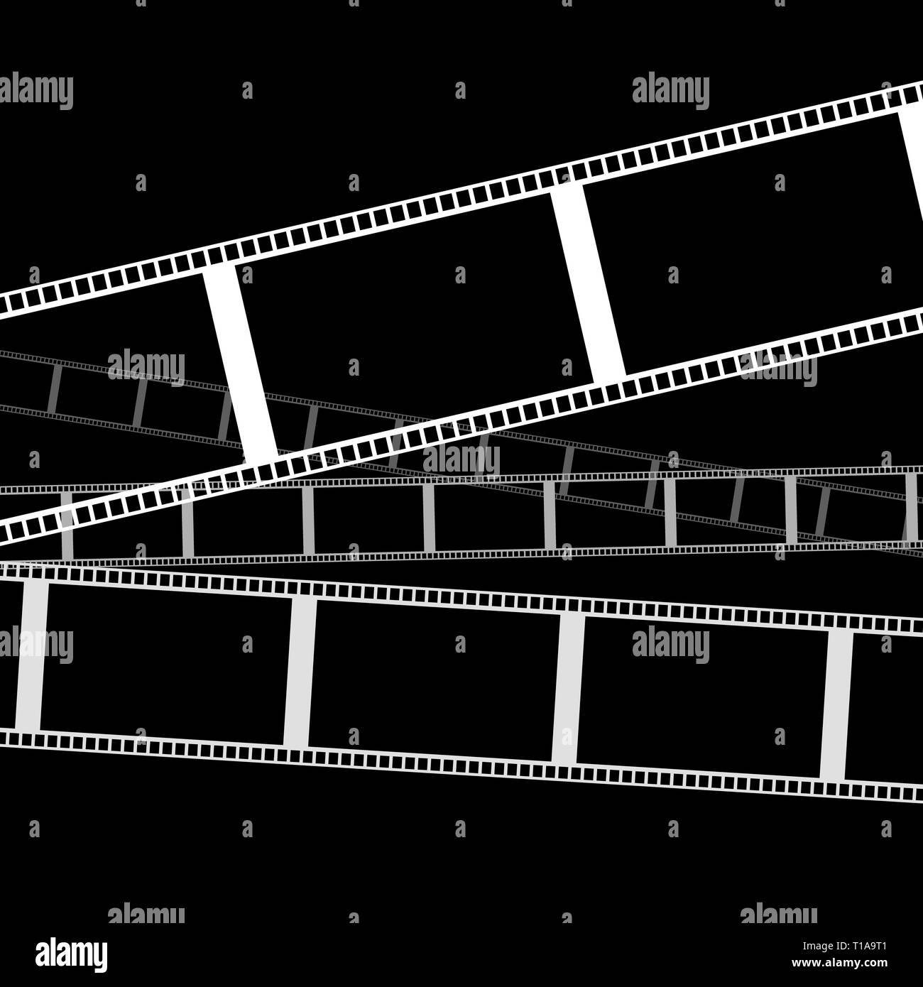Film strip vector graphics for photography concepts Stock Photo - Alamy