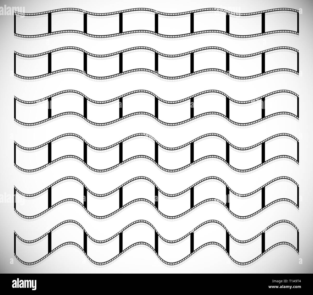 Film strip vector graphics for photography concepts Stock Photo - Alamy