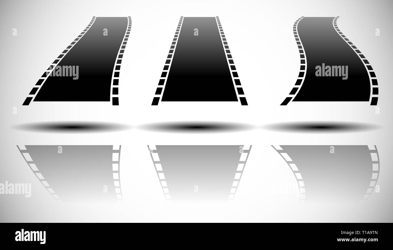Film strip vector graphics for photography concepts Stock Photo - Alamy