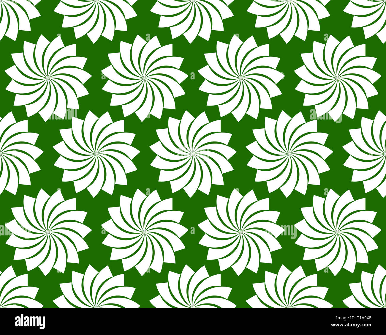 Seamless pattern with petal shapes of a lotus flower. Vector Stock ...