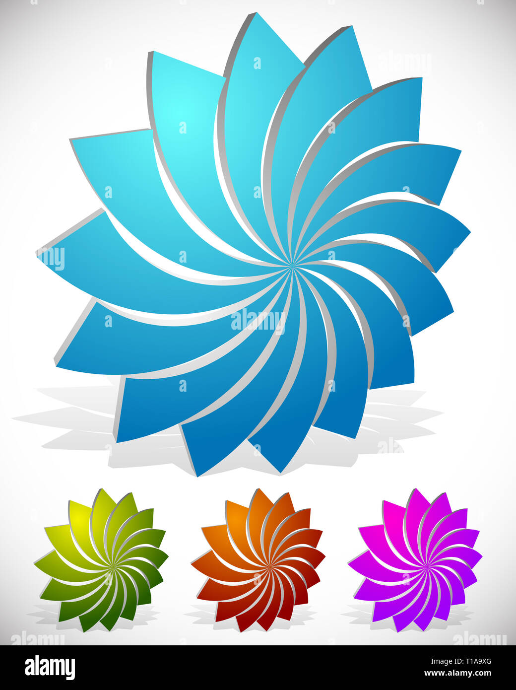 Symmetrical lotus flower vector hi-res stock photography and images - Alamy