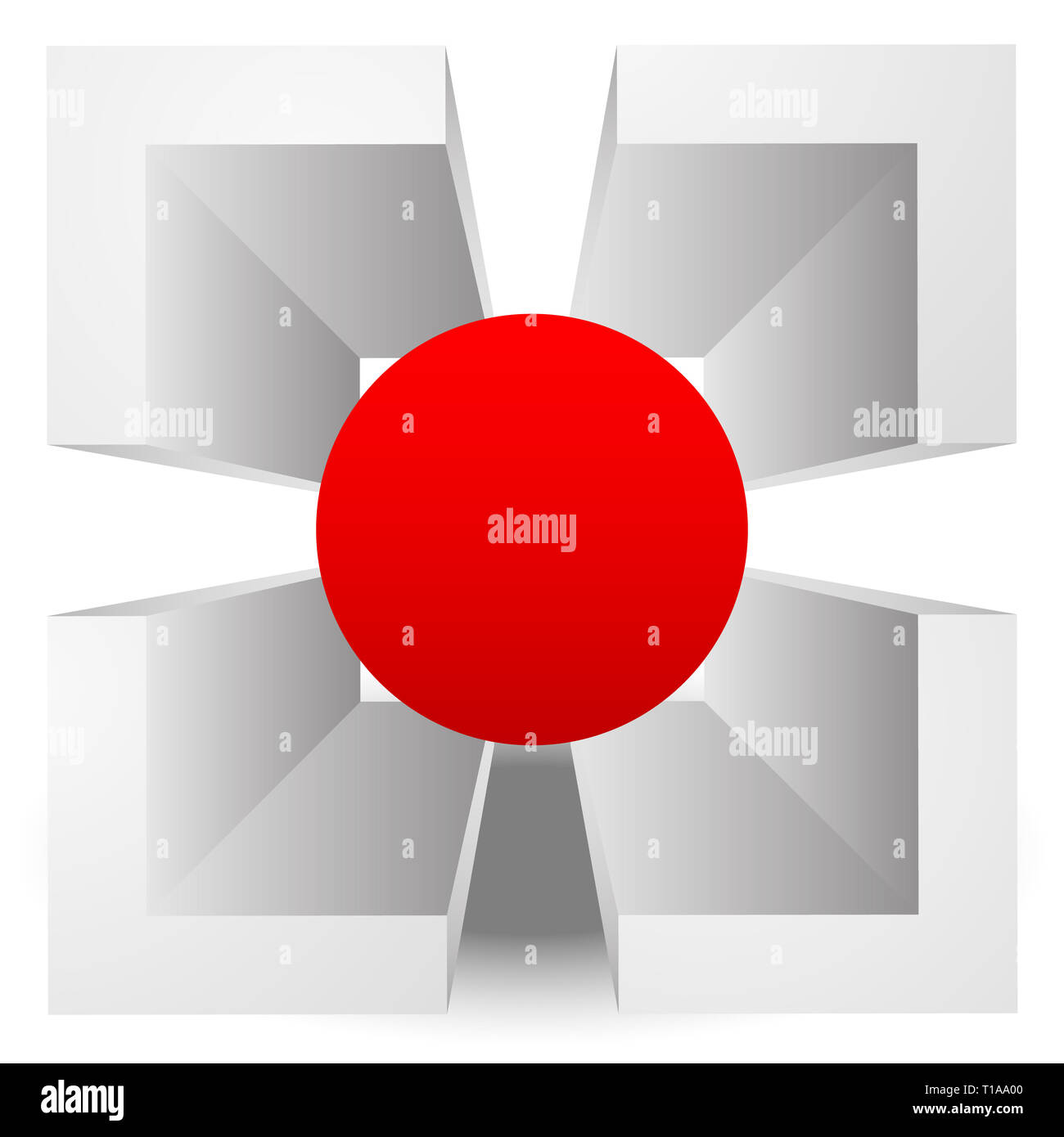 3d crosshair, reticle, target graphics. Editable vector Stock Photo - Alamy