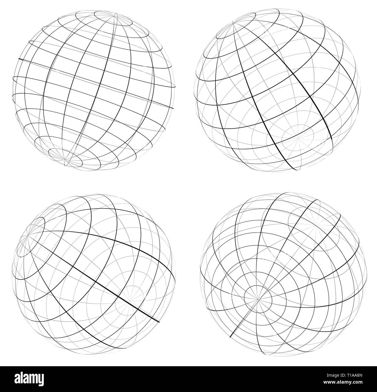 Planet grid circular hi-res stock photography and images - Alamy
