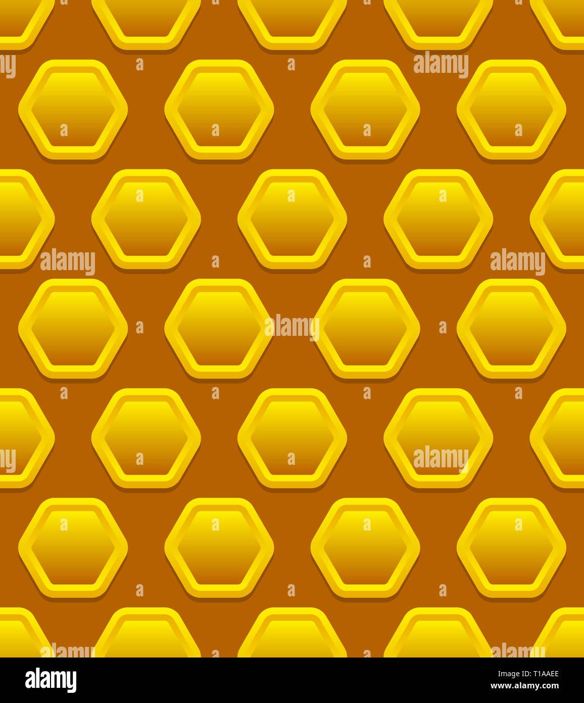 Eps 10 Vector Illustration of Honeycomb Pattern (Repeatable Stock Photo ...