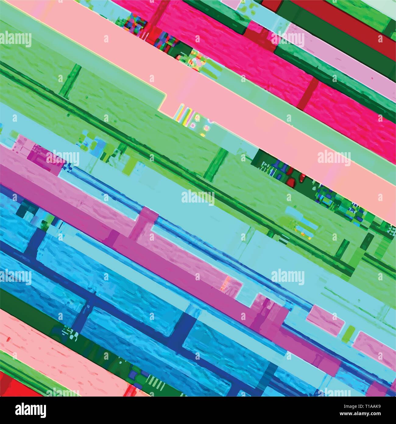 Glitch Color Texture Stock Vector Image & Art - Alamy