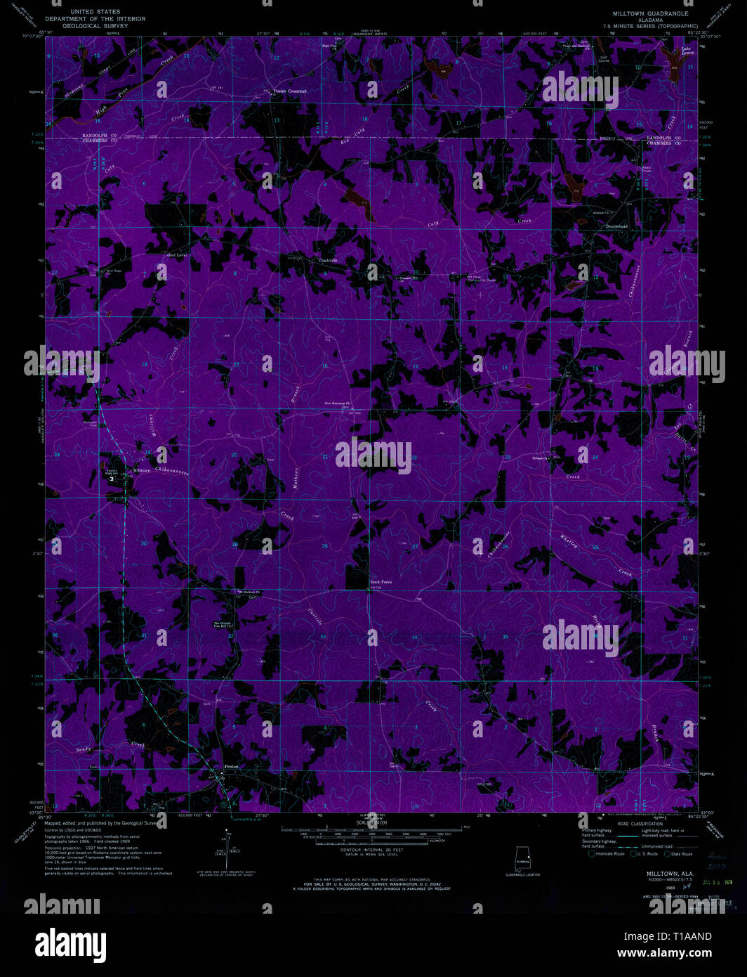 Milltown map hi-res stock photography and images - Alamy