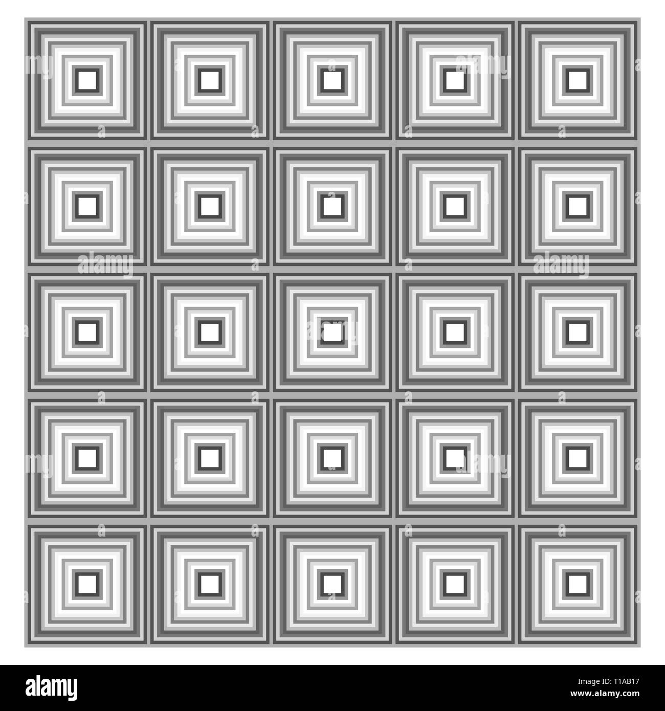Series of abstract seamless patterns with squares. Vector Stock Photo ...